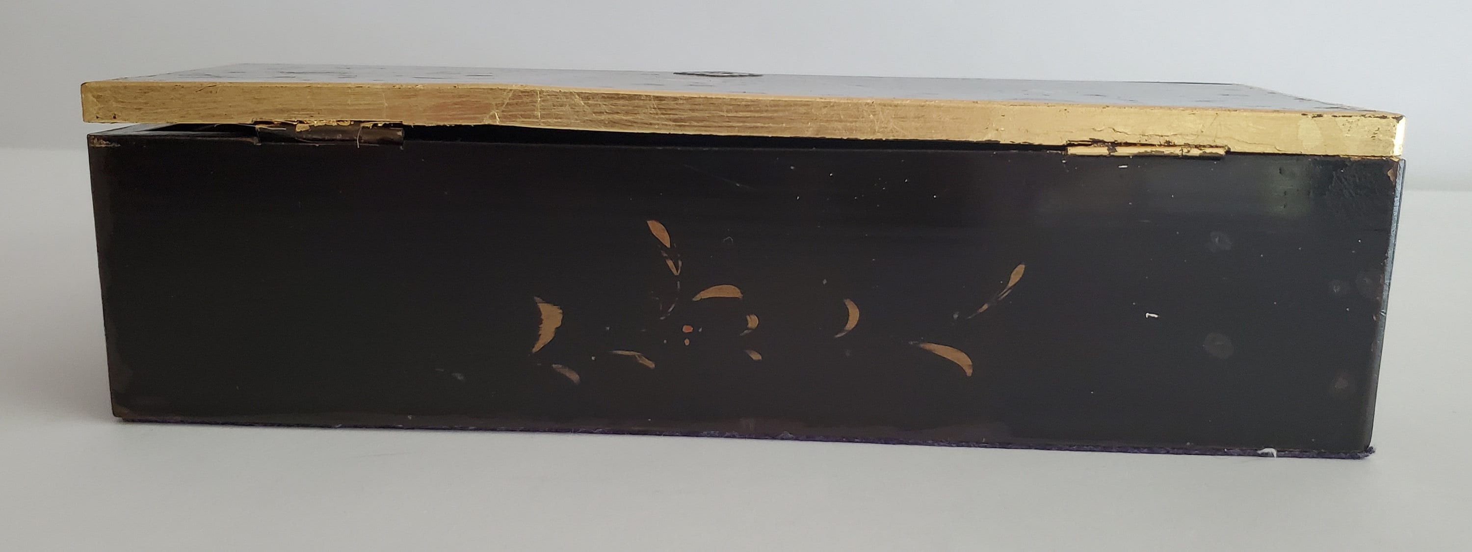 Vintage Wooden Slope Writing Desk / Victorian Lap Desk Embellished With ...