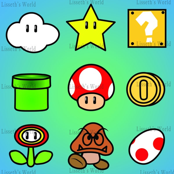 Super Mario Cloud - Etsy