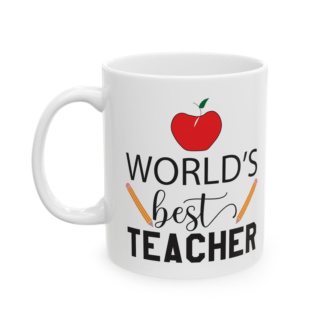 World's Best Teacher Mug, World's Best Teacher Cup, Coffee for for ...