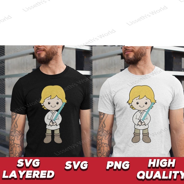 Luke Skywalker Svg - Etsy