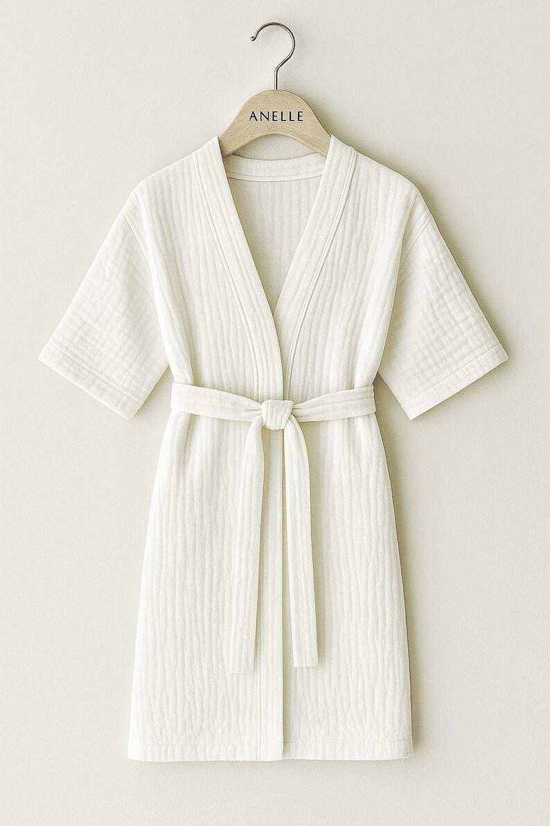Muslin Robe With Belt - Etsy