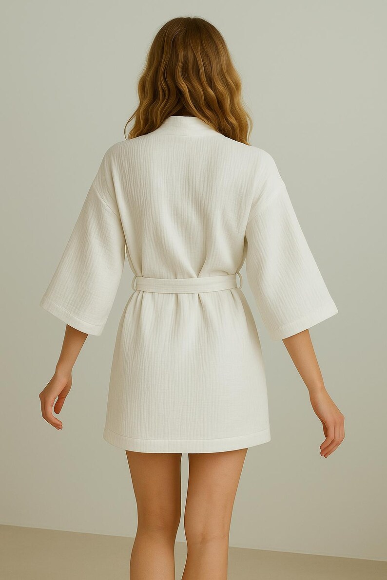 Muslin Robe With Belt - Etsy