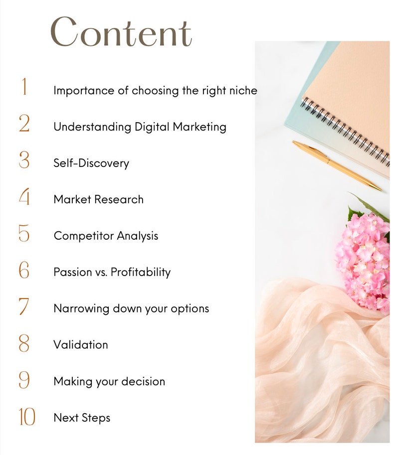 GUIDE Finding Your Digital Marketing Niche, Step-by-step Beginners ...