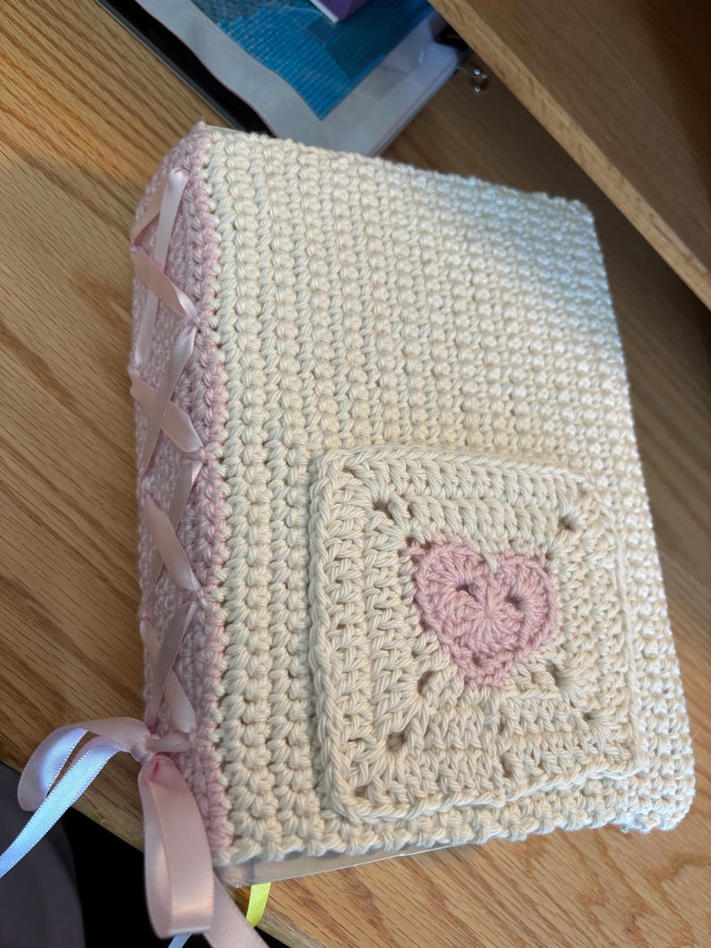 Hand Crocheted Bible/book Cover With Pocket for She Reads Truth Bible ...