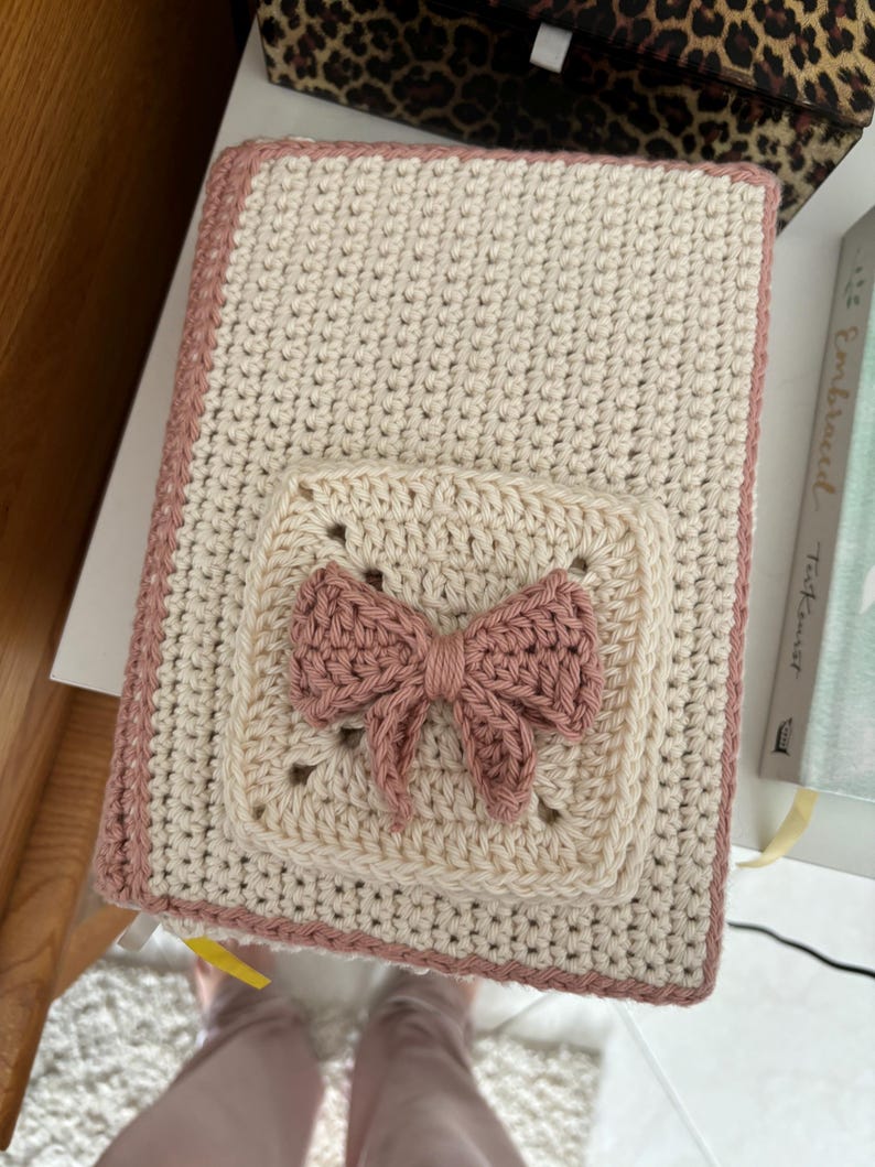 Hand Crocheted Bible/book Cover With Pocket for She Reads Truth Bible ...
