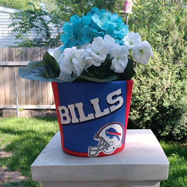 Buffalo Bills Flower Pot - Etsy