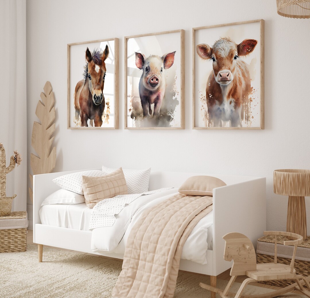 Farm Animal Nursery Prints at Therese Arnold blog
