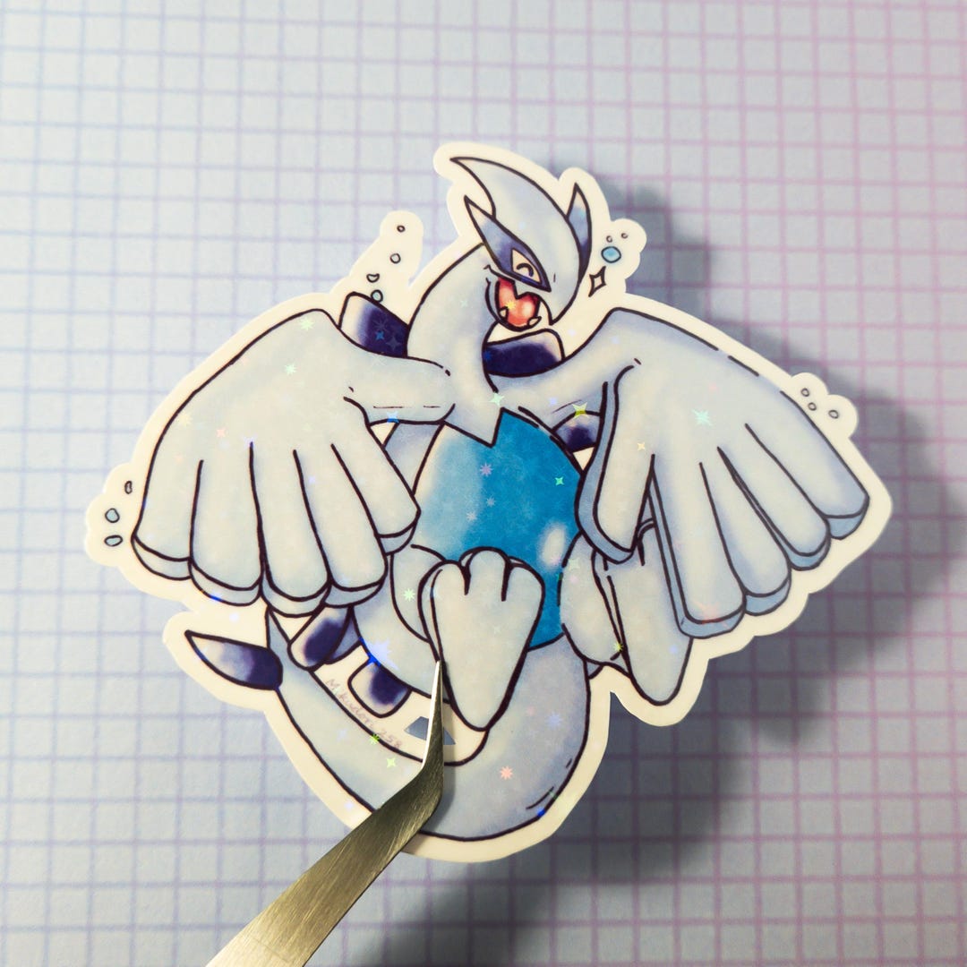 Lugia Vinyl Sticker - Etsy