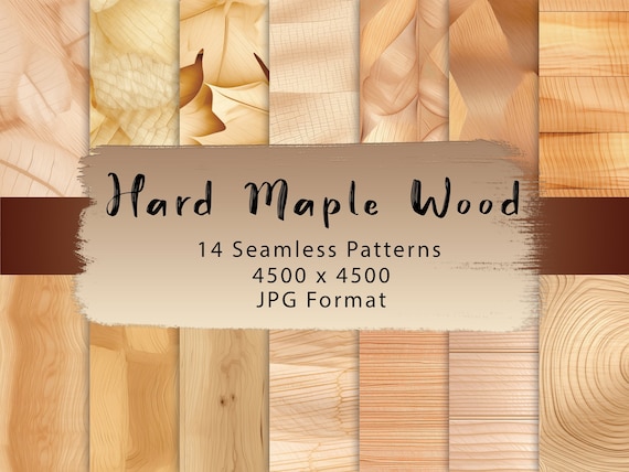 Maple Wood Grain Pattern