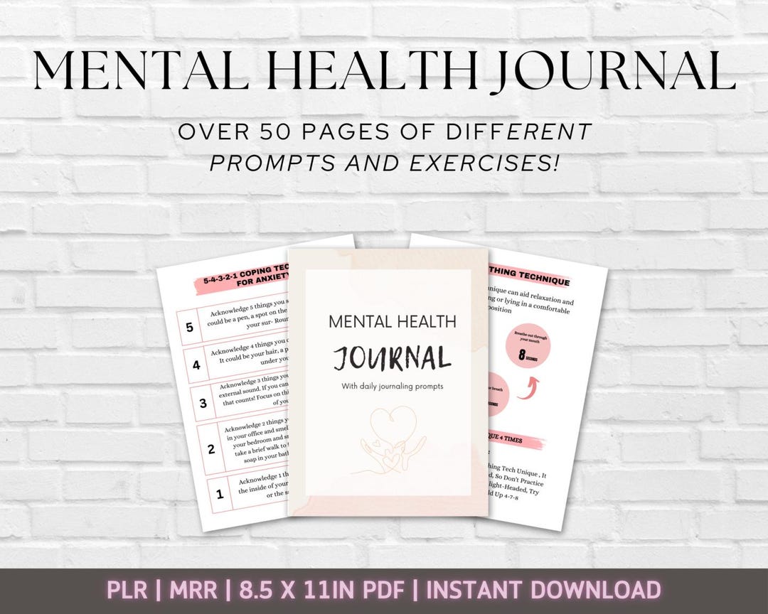 Digital Mental Health Journal | Notability | Good Notes | Canva ...
