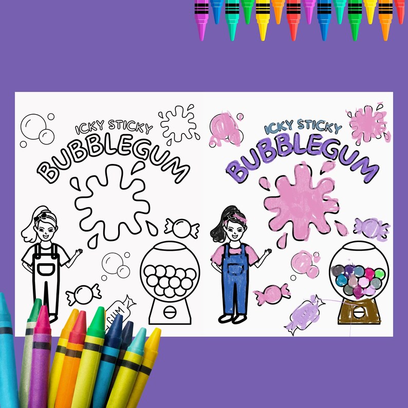 Ms. Rachel Inspired Coloring Pages, Instant Download, Digital Product ...