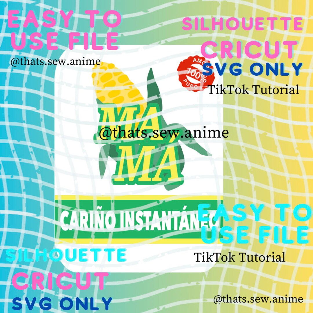 Mama Topper Maseca File/easy Cricut Compatible File /easy to Use/clean ...