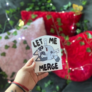 Funny Let Me Merge Muffin Car Decal - Etsy