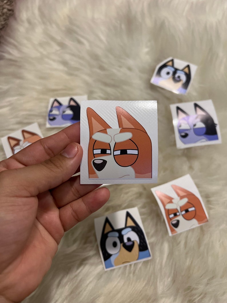 Angry Face Bingo Heeler Car Decal ****big News! Comes With Tracking ...