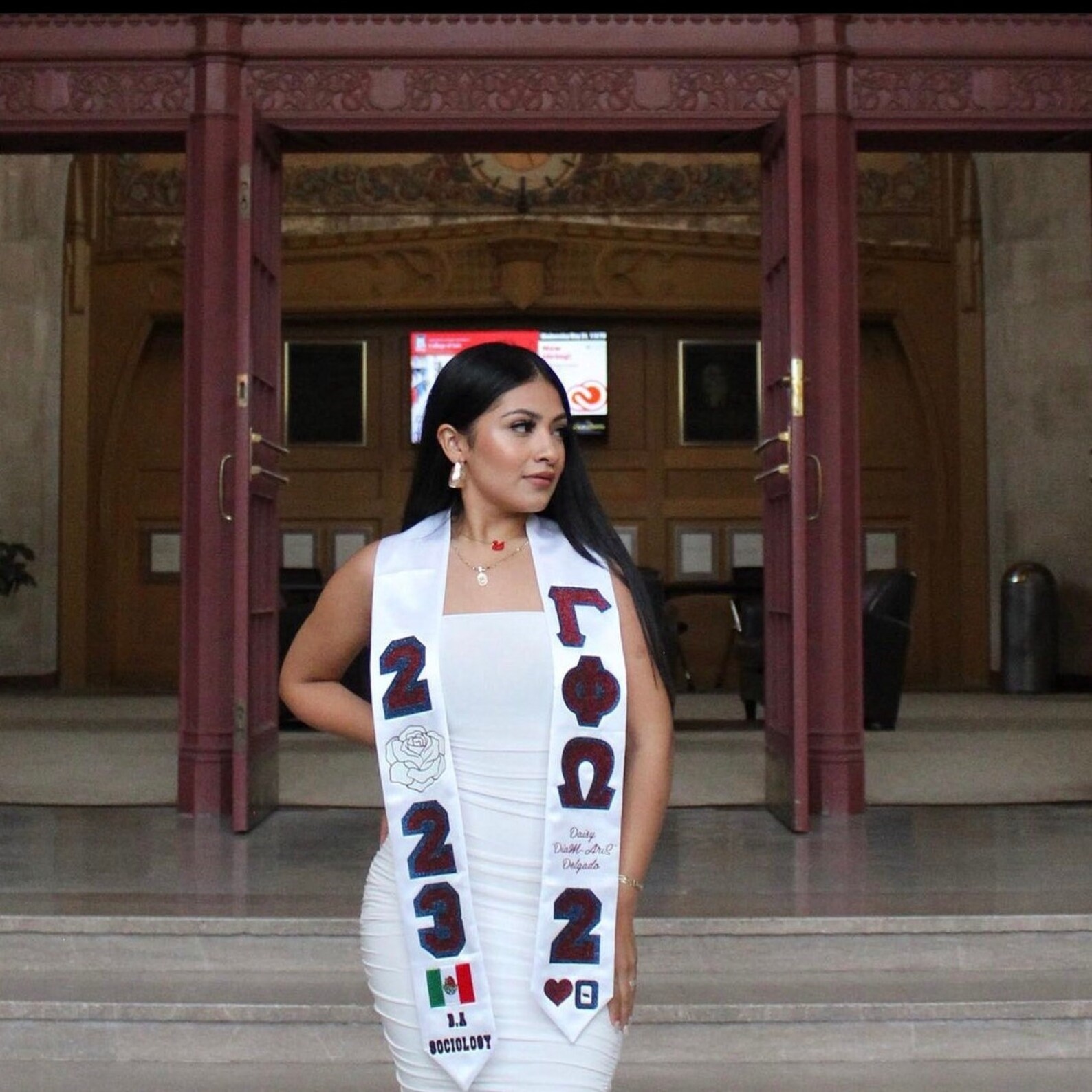 Custom Graduation Stole, Custom Greek Stole, Glitter Stole, Satin Stole ...