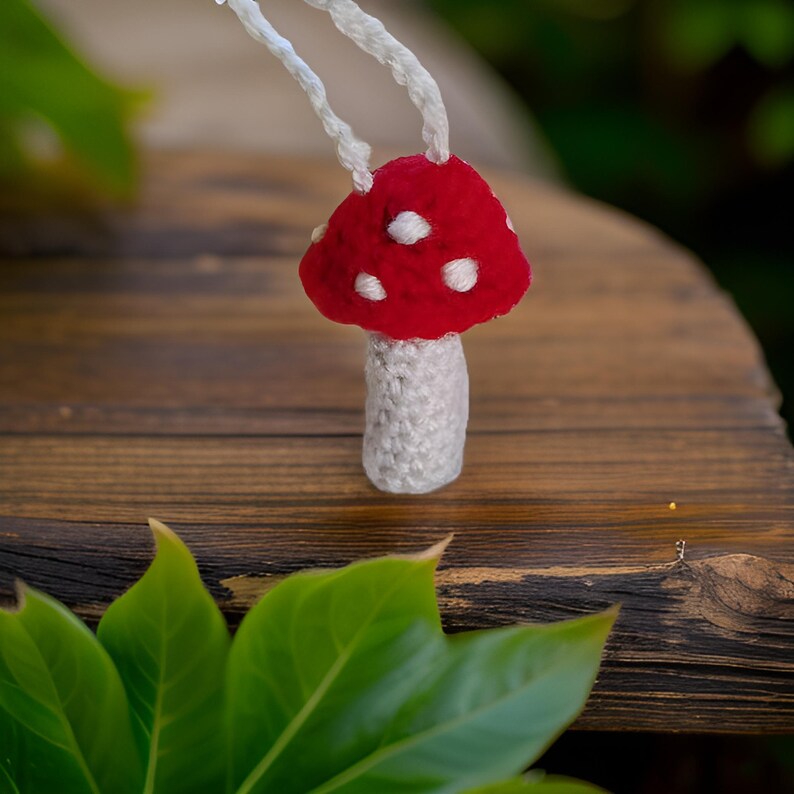 Mini Mushroom Crochet Pattern for Beginners, Small Lovely Mushroom ...