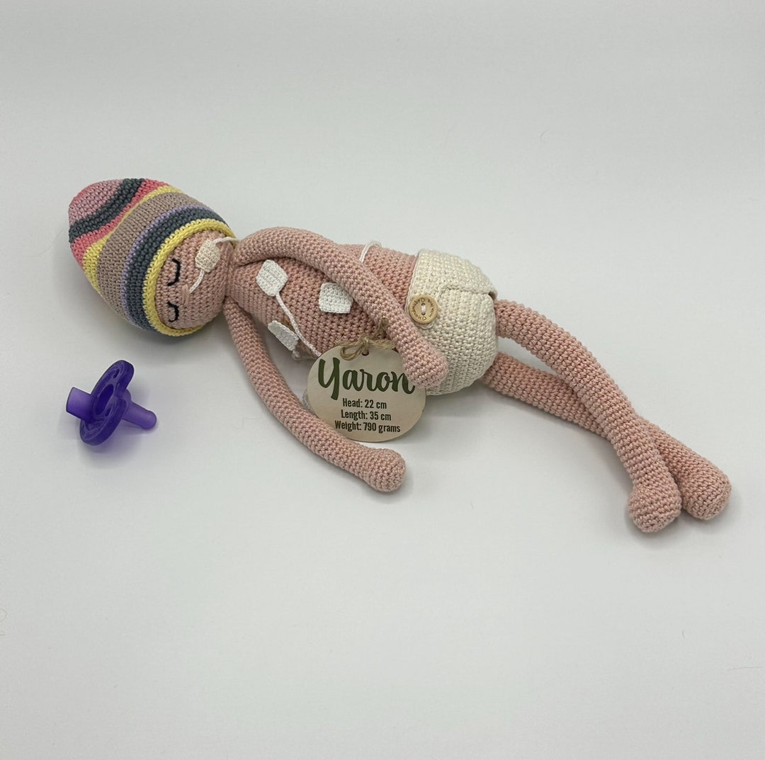Weighted Preemie NICU Doll for Premature Baby of NICU Parents Custom ...