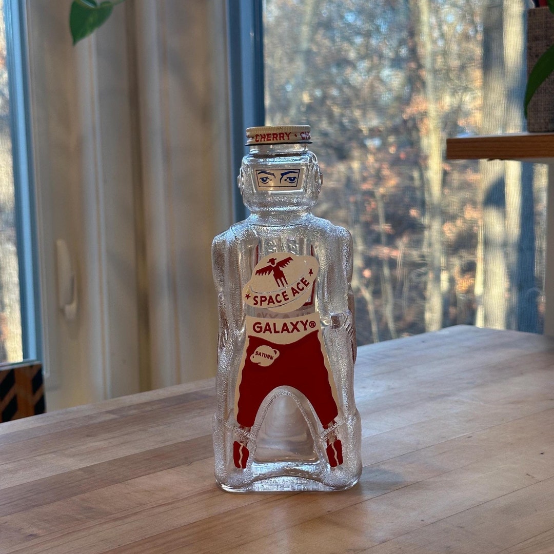 Vintage Galaxy Space Ace Soda Syrup Bottle / Bank A Galactic Collector ...