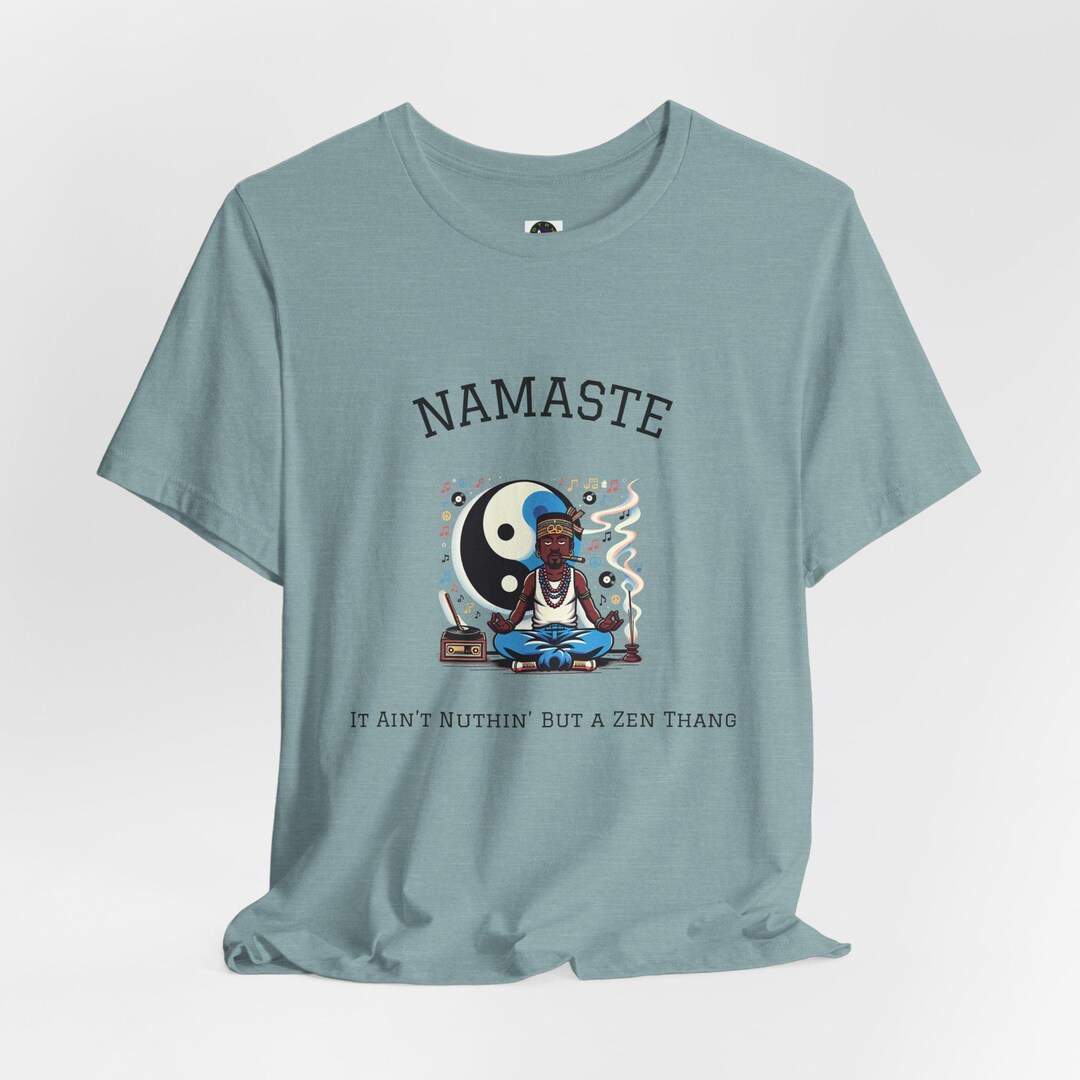 Namaste Zen T-shirt: Relaxed Fit Yoga Meditation Tee - Etsy