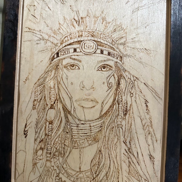 Native Feather Wood - Etsy