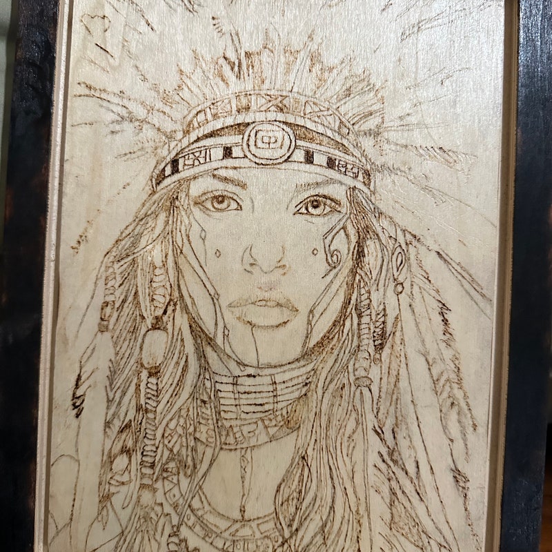 Native Feather Wood - Etsy