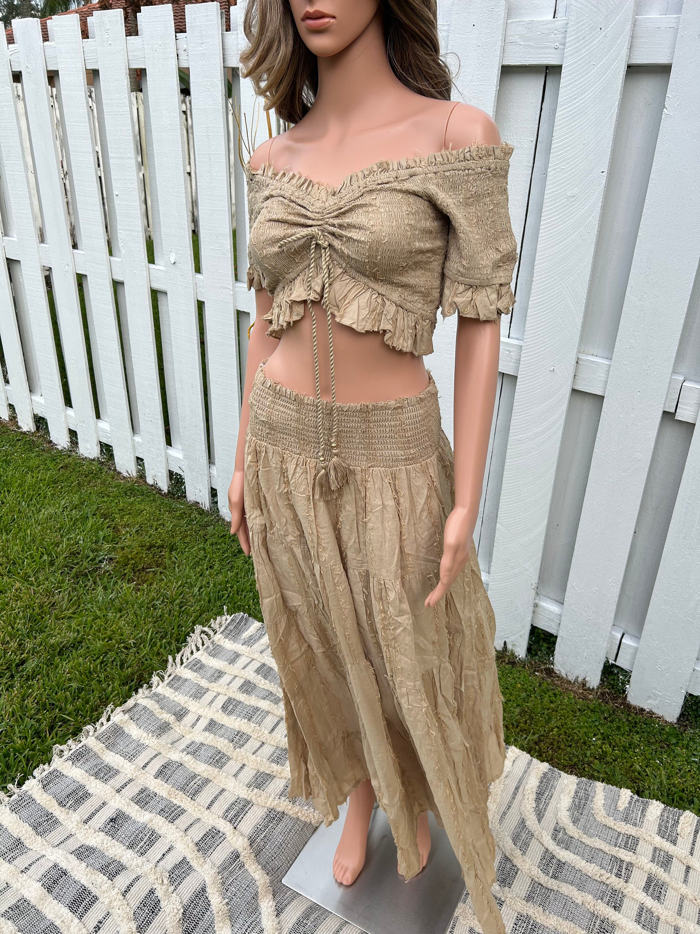 Boho Clothing Set Boho Two Pieces Set Boho Style Boho Summer Clothing ...