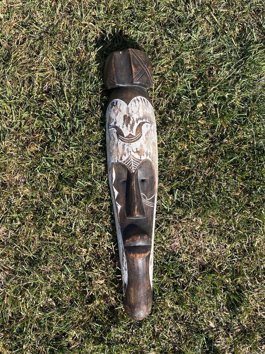 Authentic African Hand-carved Mask - Etsy
