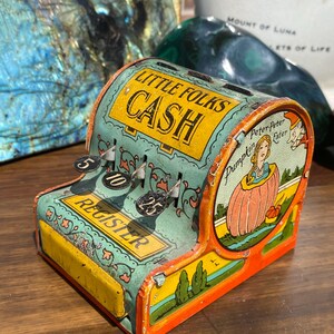 Antique Tin Litho Little Folks Register - Etsy