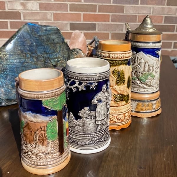 Antique Beer Stein - Etsy