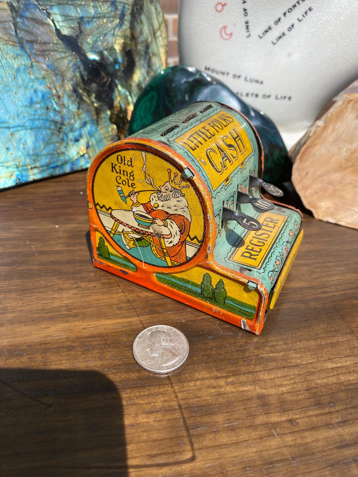 Antique Tin Litho Little Folks Register - Etsy