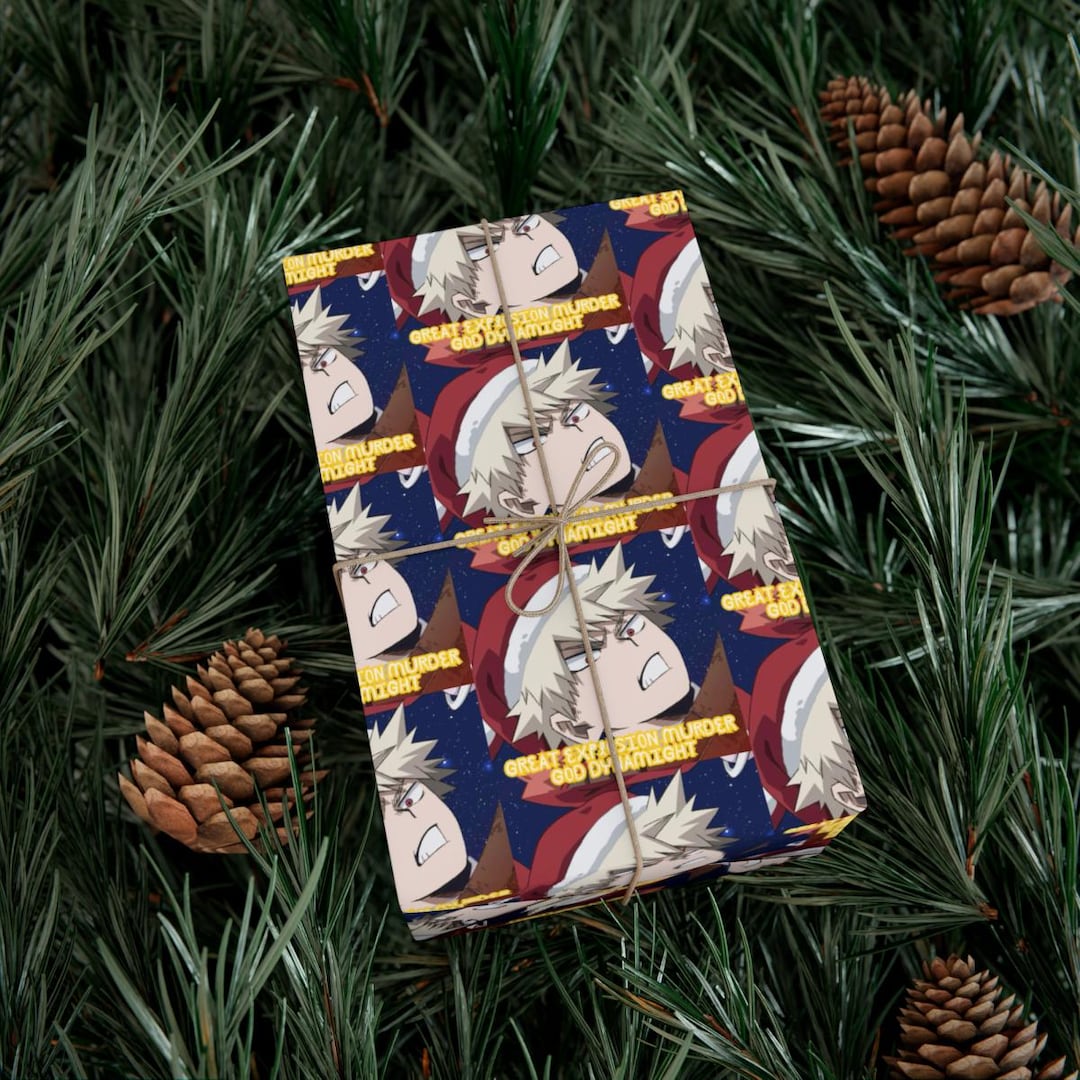 Bakugo Gift Wrap Paper - Etsy
