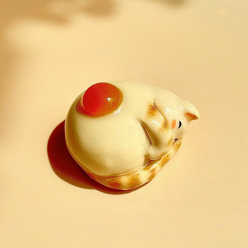 Polymer Clay Cat - Etsy