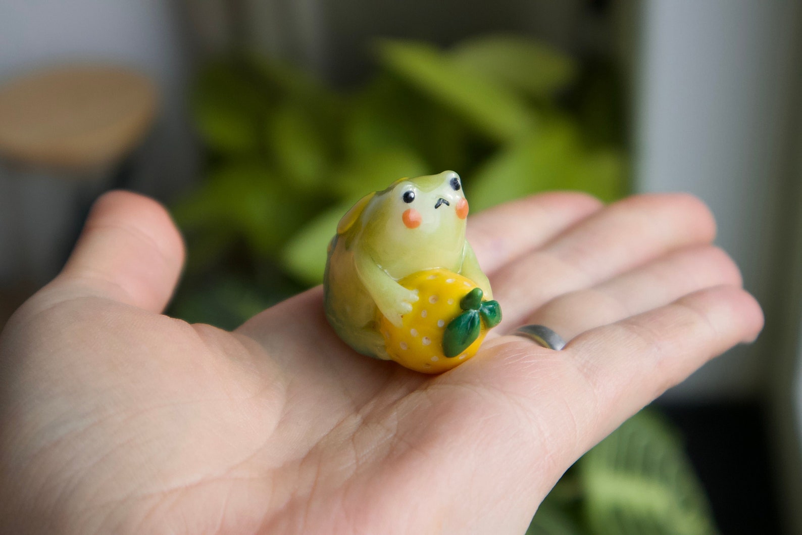 3 Sizes Handmade Cute Kawaii Polymer Clay Frog // Jelly Frog - Etsy