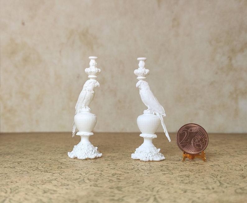 Pair of 18th Century Parrot Candlesticks. - Etsy