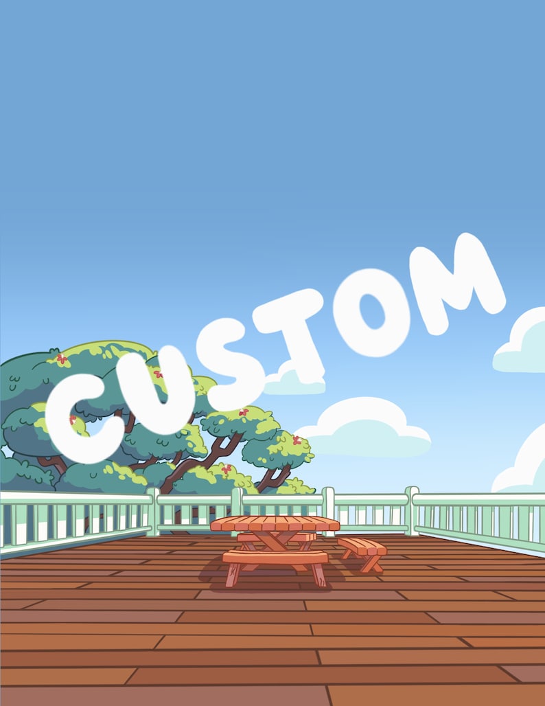 Custom Portrait Background ADDITION - Etsy