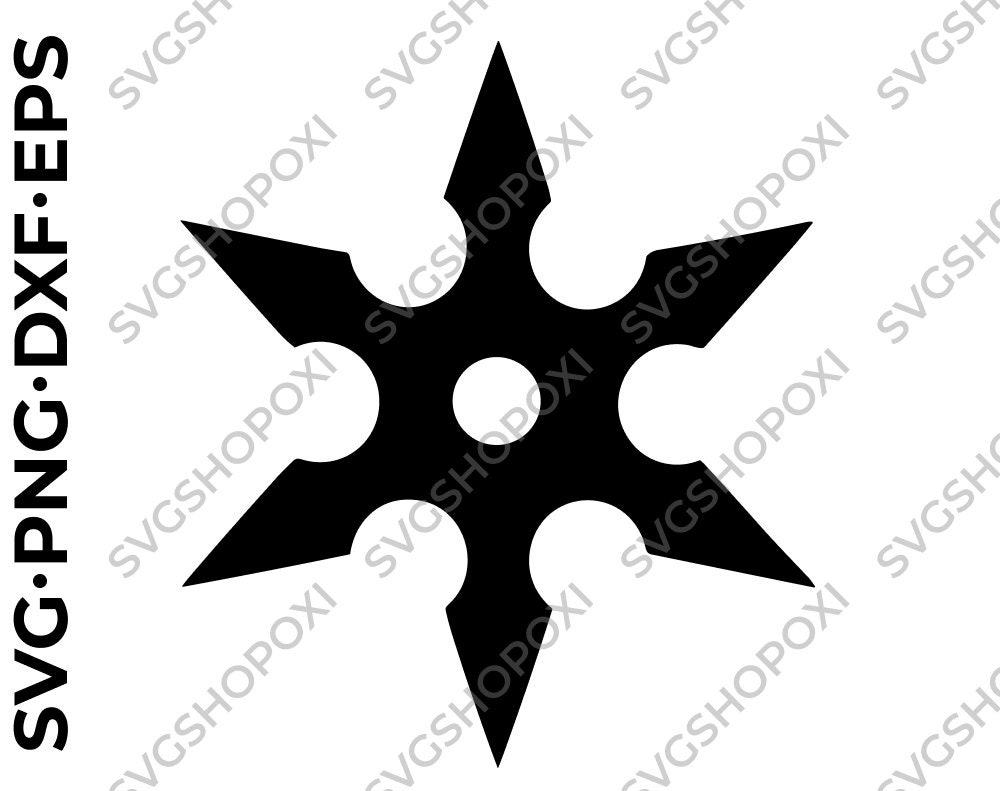 Shuriken / Svg Png Eps Dxf / Cricut Silhouette File - Etsy
