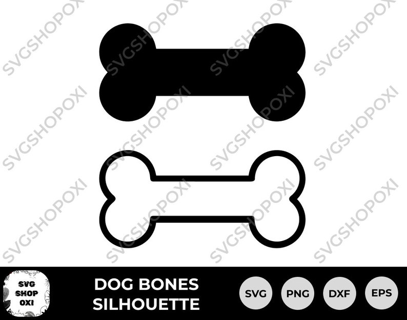 Knochen / SVG, Png, Eps, Dxf / Cricut, Silhouette Datei - Etsy.de