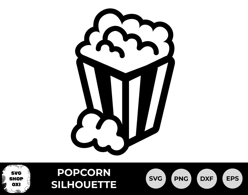 Popcorn Silhouette