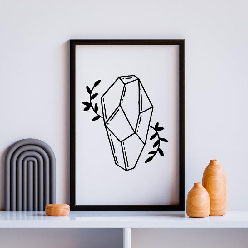 Crystal Cluster / Svg, Png, Eps, Dxf / Layered, Cricut , Silhouette ...