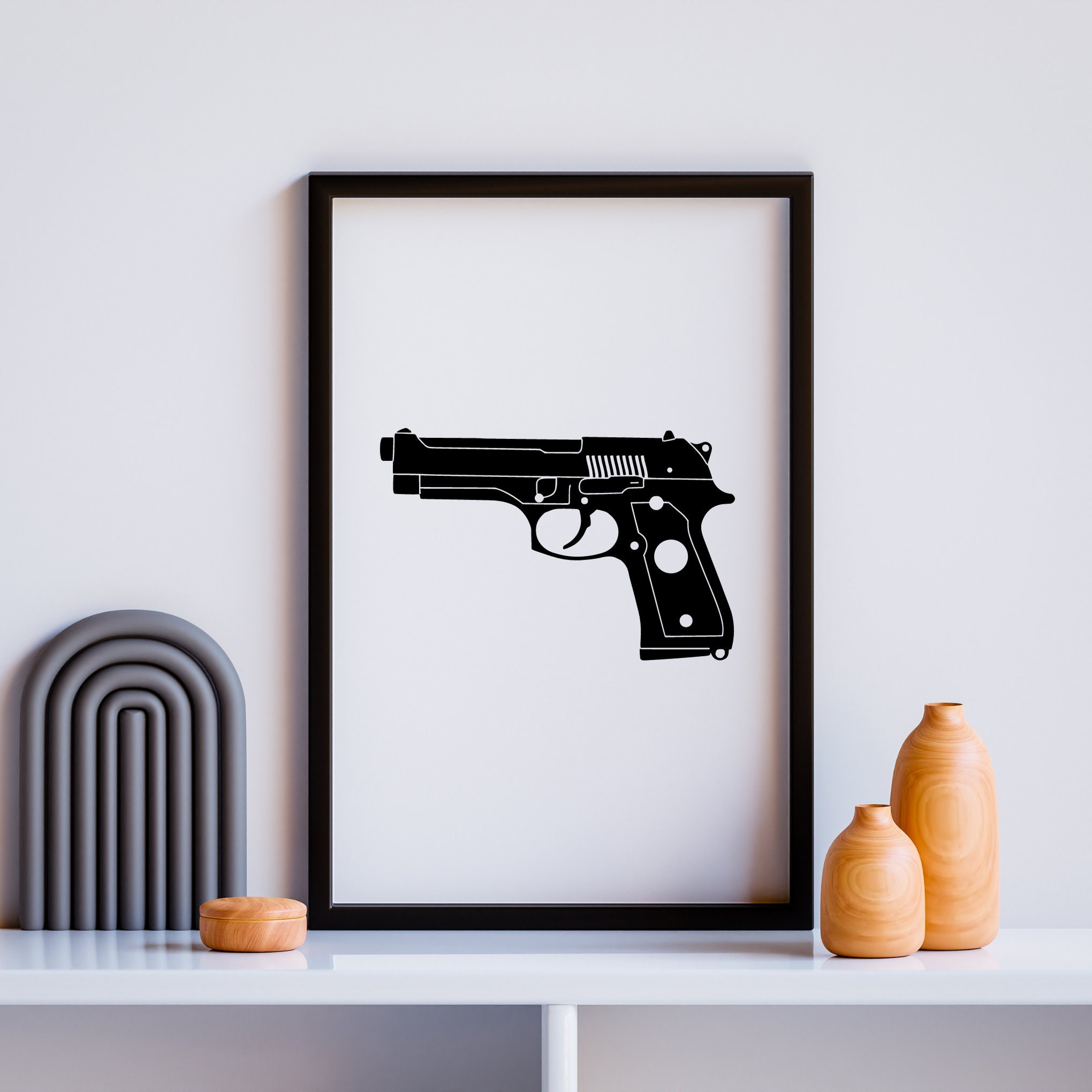 Pistol / Svg, Png, Eps, Dxf / Cricut , Silhouette File - Etsy