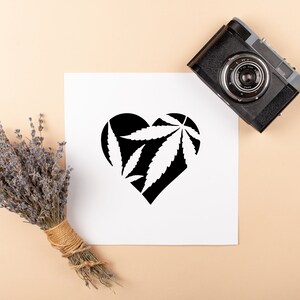 Weed Heart / Svg, Png, Eps, Dxf / Vector, Cricut , Silhouette File - Etsy