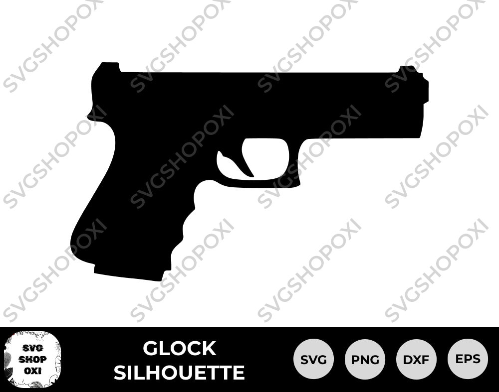 Glock / Svg Png Eps Dxf / Cricut Silhouette File - Etsy