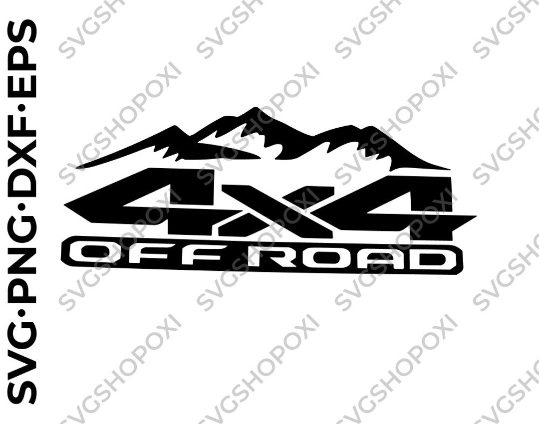 4X4 Offroad / Svg, Png, Eps, Dxf / Cricut , Silhouette, Vector File - Etsy
