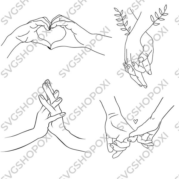 Holding Hands - Etsy