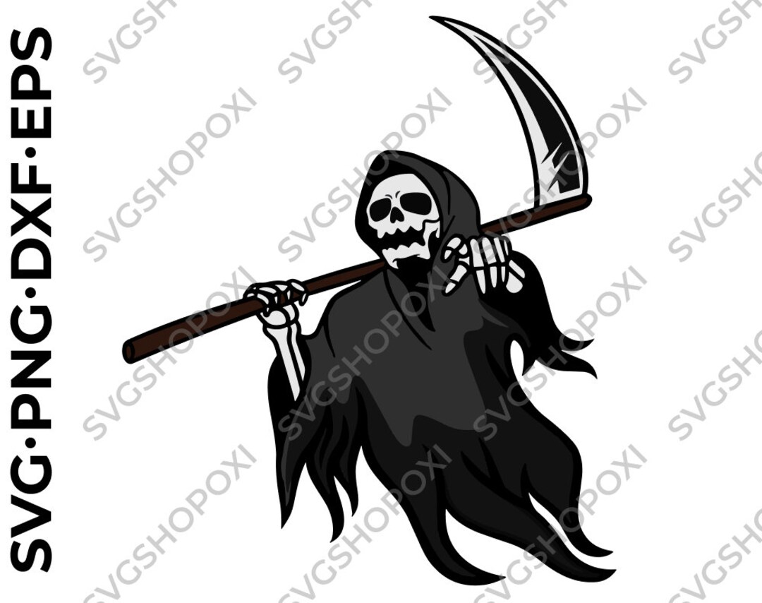 Sensenmann / svg, Png, Eps, Dxf / Vektor, Cricut, Silhouette Datei ...