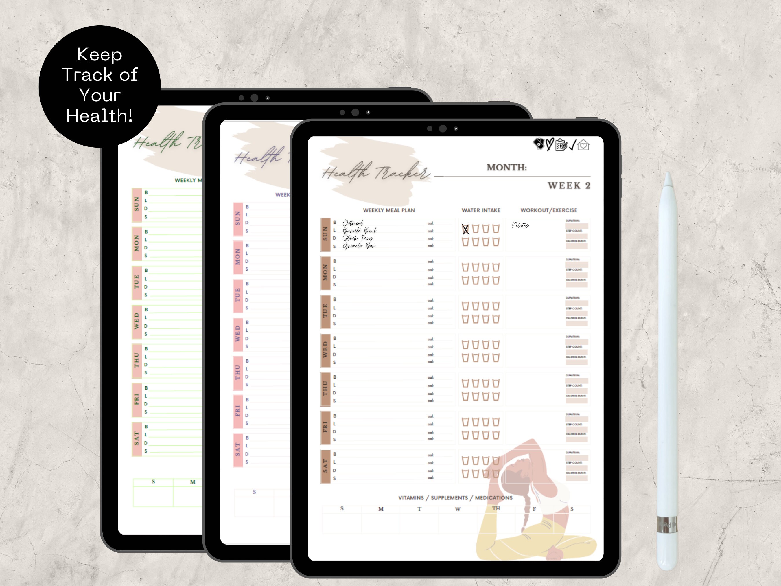 2023 Digital Planner, the Modern Woman Planner, Goodnotes Planner ...