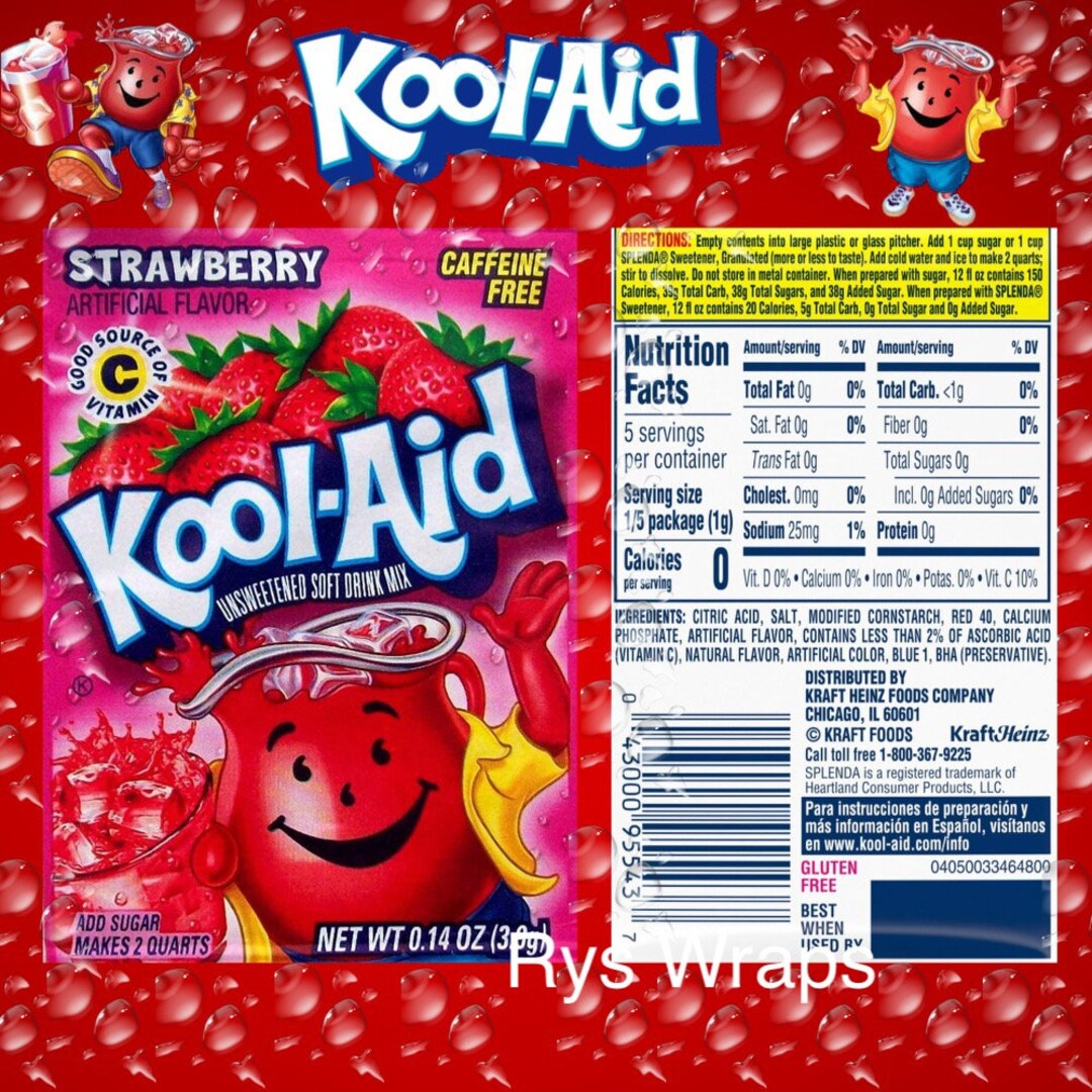 Koolaid Tumbler Wrap - Etsy