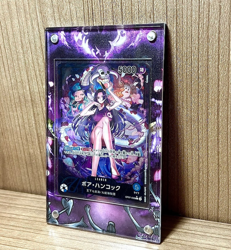Boa Hancock OP07-038 Leader Alternative Art Custom Display Case - Etsy