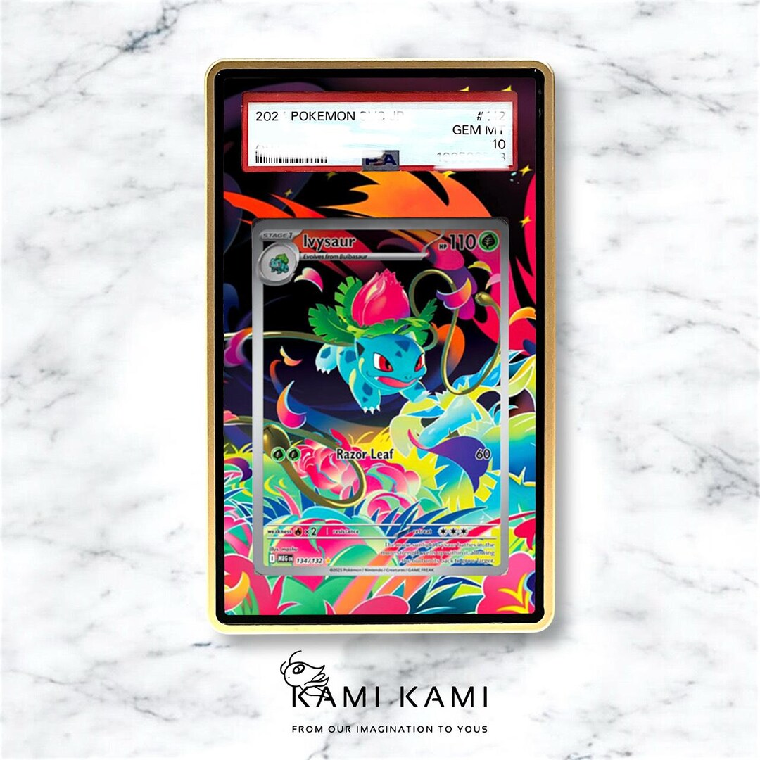 Ivysaur Ar Ir Custom Pokémon Card Graded Display Case for PSA/BGS - Etsy