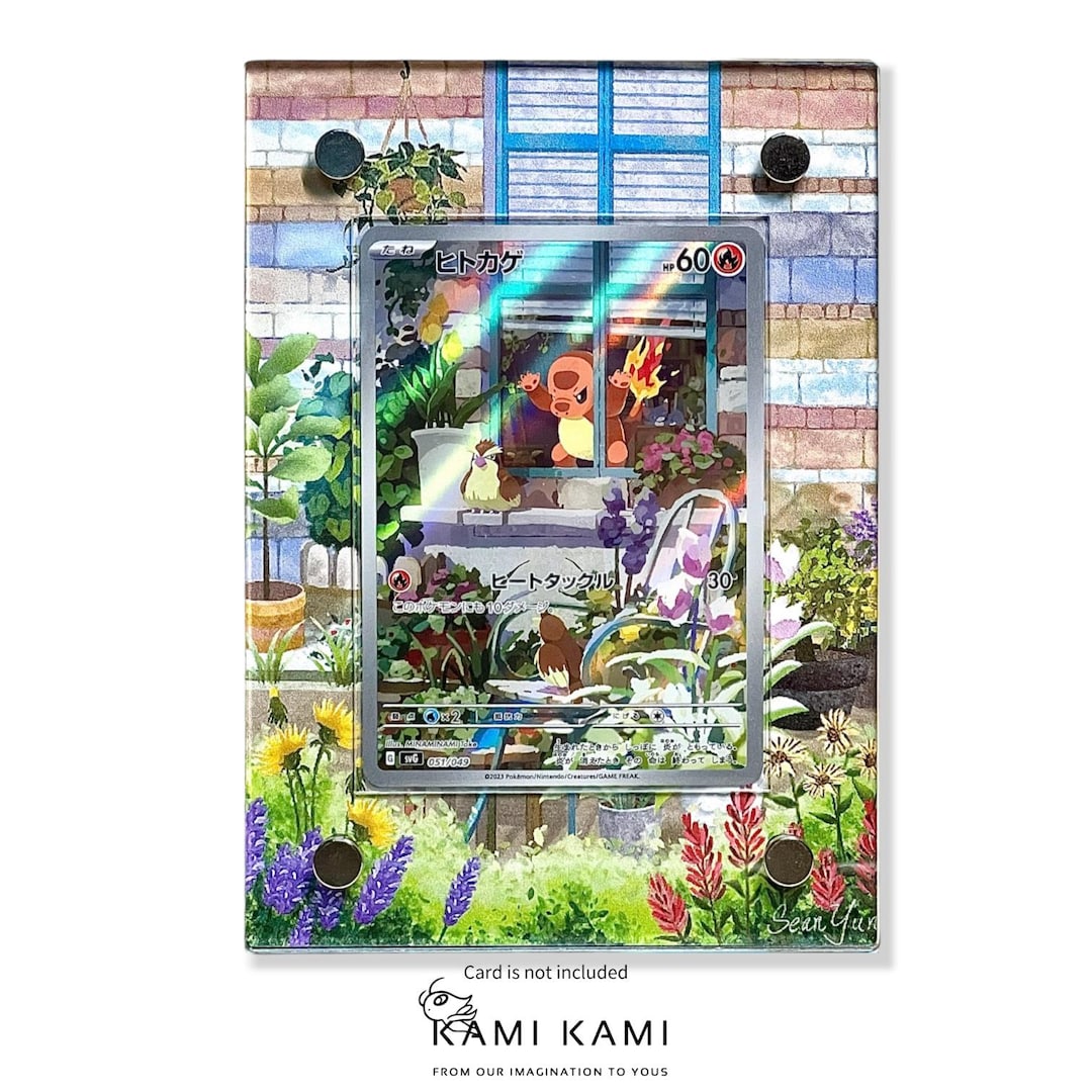 Charmander AR Special Promo Box Pokémon Card Display Frame Case - Etsy